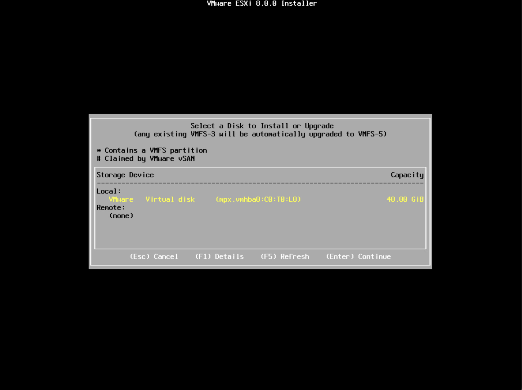 【vSphere8】ESXi 8.0 をインストールしてみた | エンジニアmemo