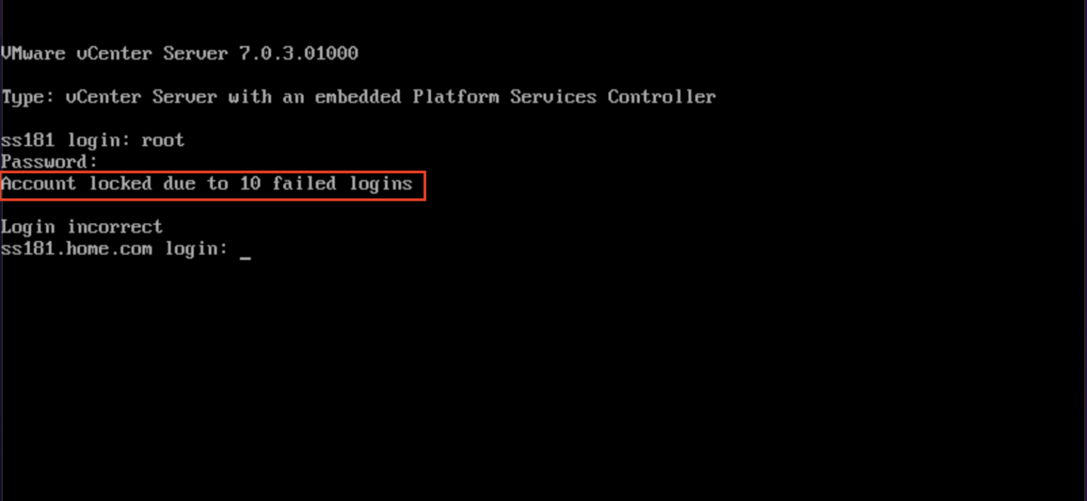 [VMware vSphere] vCenter Server のアカウントロックの動作ついて | エンジニアmemo